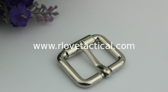 Bag Parts Accessories Zinc Alloy Shiny Gold 25 MM Roll Pin Belt Buckle For Sales