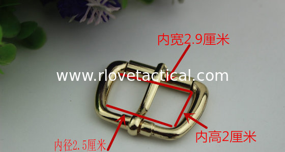 Superior Custom Handbag Hardware Light Gold 1 Inch Iron Rolled Pin Buckle