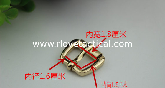 India hot sales Iron Material 16 mm Hanging Brush Anti Brass Color Roller Belt Pin Buckle For Leather Belt