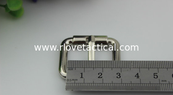 Hardware Metal 20 MM & 25 MM Nickel Color Single Prong Roller Pin Buckle For Webbing Belt