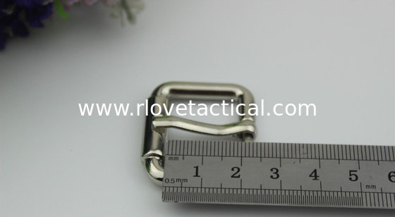 Hardware Metal 20 MM & 25 MM Nickel Color Single Prong Roller Pin Buckle For Webbing Belt