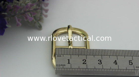 Fashion popular hardware accessories 20 mm zinc alloy gold oval pin buckle for shoes clothing hardware accessories