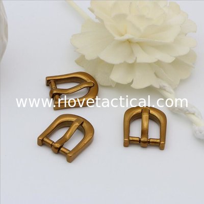 OEB Antique Gold Factory Custom Zinc Alloy 14.3 MM Metal Belt Pin Buckle
