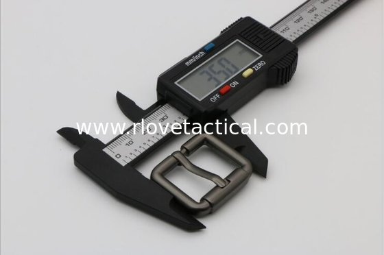 Custom Bag Accessories Western 24.9 MM Matte Gunmetal Color Metal Italy Pin Buckle Belt Buckle