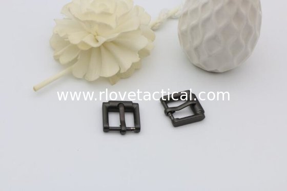 Wholesale matte gunmetal color 14.5 mm removable metal belt pin buckle for leather