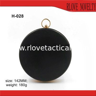 2019 Fashion 142 mm light gold round shape metal box purse frame with plastic shell