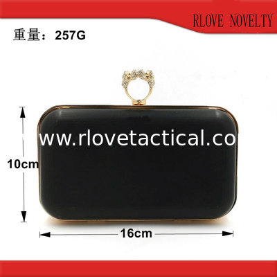Bag accessory making iron metal part 16*10 cm gold rectangle shape clutch box metal frame