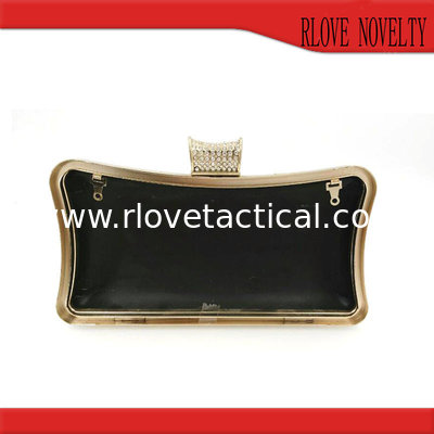 Good Quality 121*199 MM Gold Color Purse Box And Metal Frame Kiss Clasp