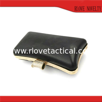 Good Quality 121*199 MM Gold Color Purse Box And Metal Frame Kiss Clasp