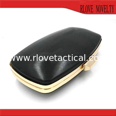 Factory price 207*118 mm light gold purse clutch frame evening clutches Guangzhou