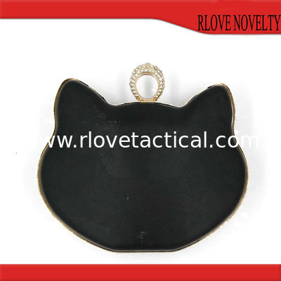 China New Style Gold Color Cat Shape Metal Clasp Purse Frame Box Clutch Bag Frame