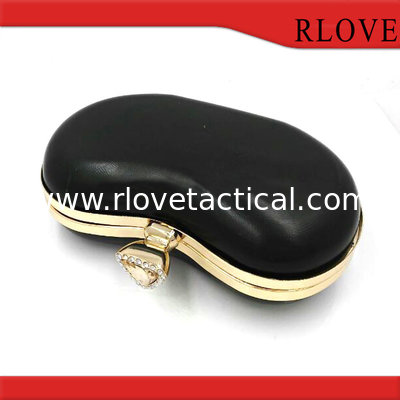 High Quality Wholesale Customized Gold Clutch Bag Box Iron Metal Purse Clutch Frame