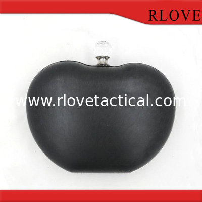 Factory sale apple shape gold iron metal purse frame box clutch frame for bag accessories