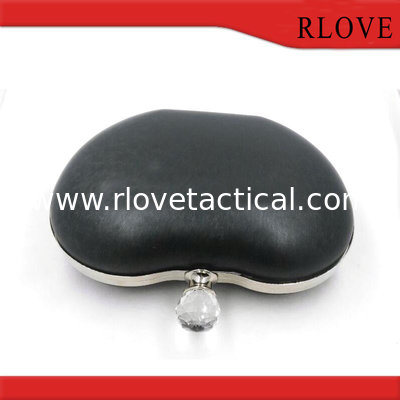 Factory sale apple shape gold iron metal purse frame box clutch frame for bag accessories