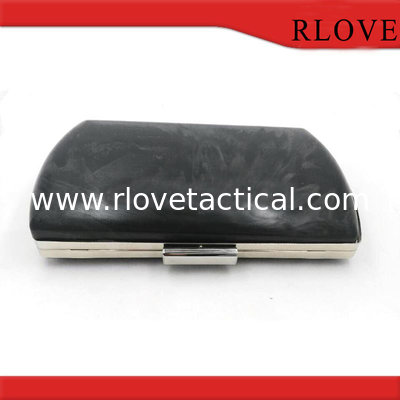 Iron Metal handbag plastic box clutch frame for ladies purse with different color