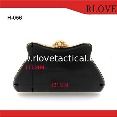 Wholesale 12.1 CM Light Gold Bag Accessories High Quality Metal Box Clutch Purse Frame