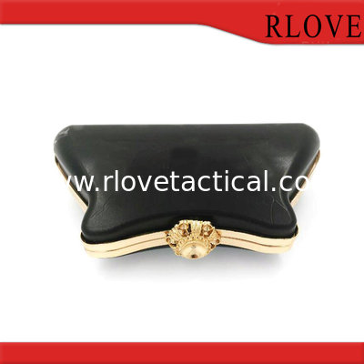 Wholesale 12.1 CM Light Gold Bag Accessories High Quality Metal Box Clutch Purse Frame