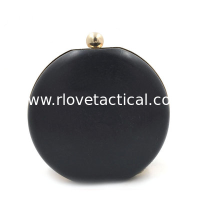 Custom irregular round shape box clutch metal gold iron purse frame clasp for Bags