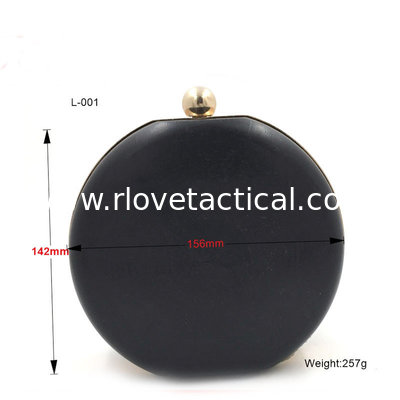 Custom irregular round shape box clutch metal gold iron purse frame clasp for Bags