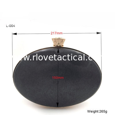 Hot sale 21.7 cm ball shape shiny gold box shell purse metal frame for handbag
