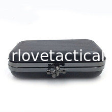 Hot selling fashion customized gunmetal iron rectangle clutch purse frames box 18*10.3 cm