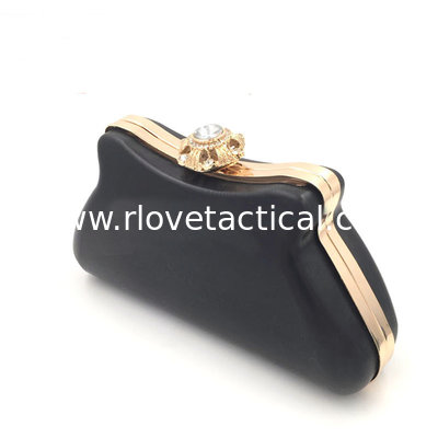 Australia style fashion 21*10 cm gold color metal iron purse frame with box