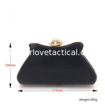 Australia style fashion 21*10 cm gold color metal iron purse frame with box