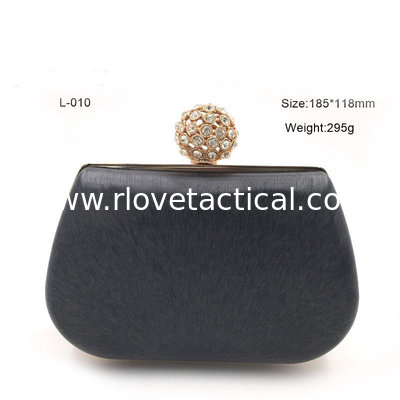 Fine workmanship hardware accessories iron metal box purse frame with gold