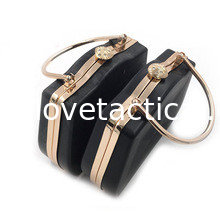 Factory Cheap 183*155 MM Purse Box Iron Metal Purse Frames With Gold