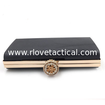 Wholesale Custom Bag Part Accessories Gold Purse Frame With Plastic Box