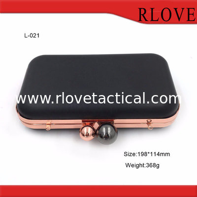 2019 hot sale rose gold metal purse frame cross iron evening bag frame with ball lock