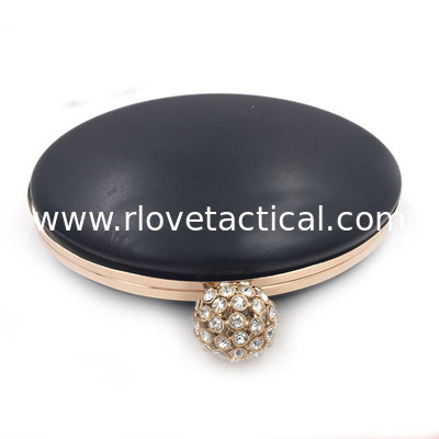 Wholesale handbags accessories custom gold color decorative bag frame clutch plastic box