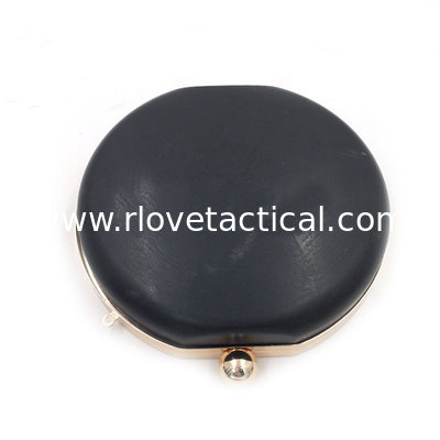 Bag accessories custom round gold plastic box clutch frame metal purse frame
