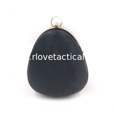 Wholesale custom evening bag hardware gold plastic box clutch frame