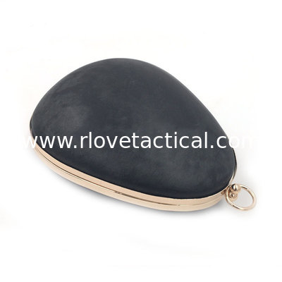 Wholesale custom evening bag hardware gold plastic box clutch frame