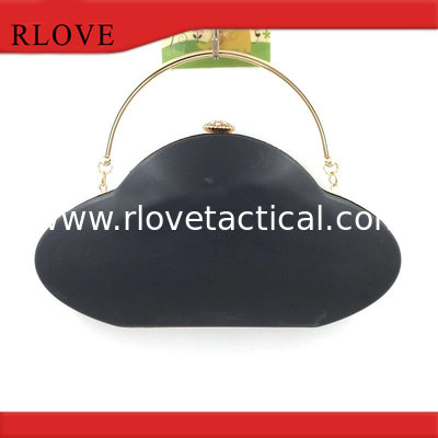Clutch bag hardware accessories gold metal frame with plastic box