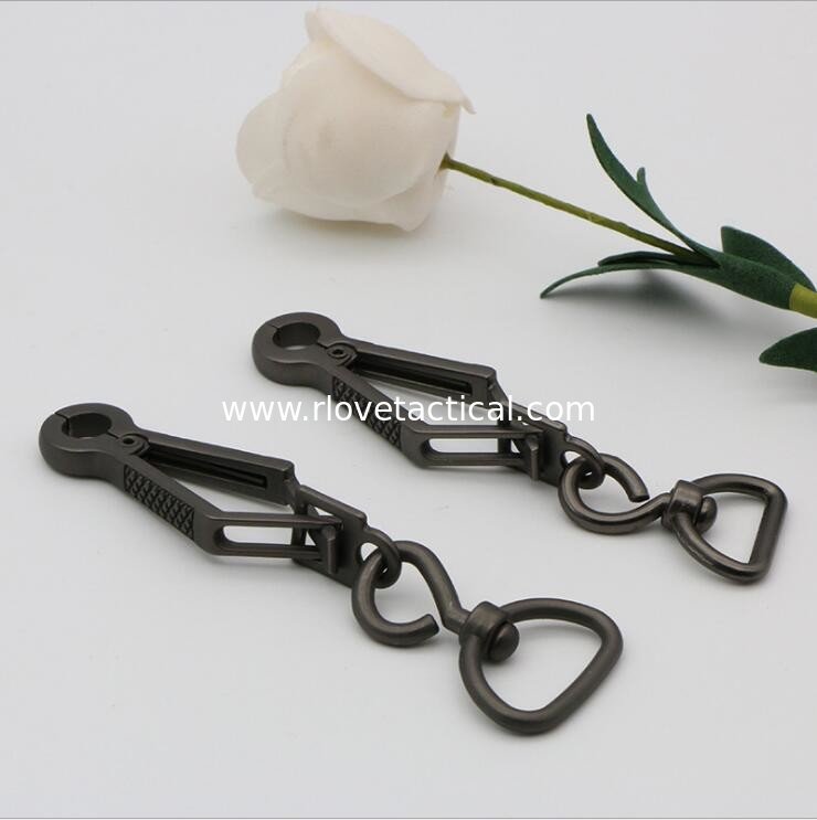 Eco-friendly dark gun metal swivel snap hook,metal snap hook for bags