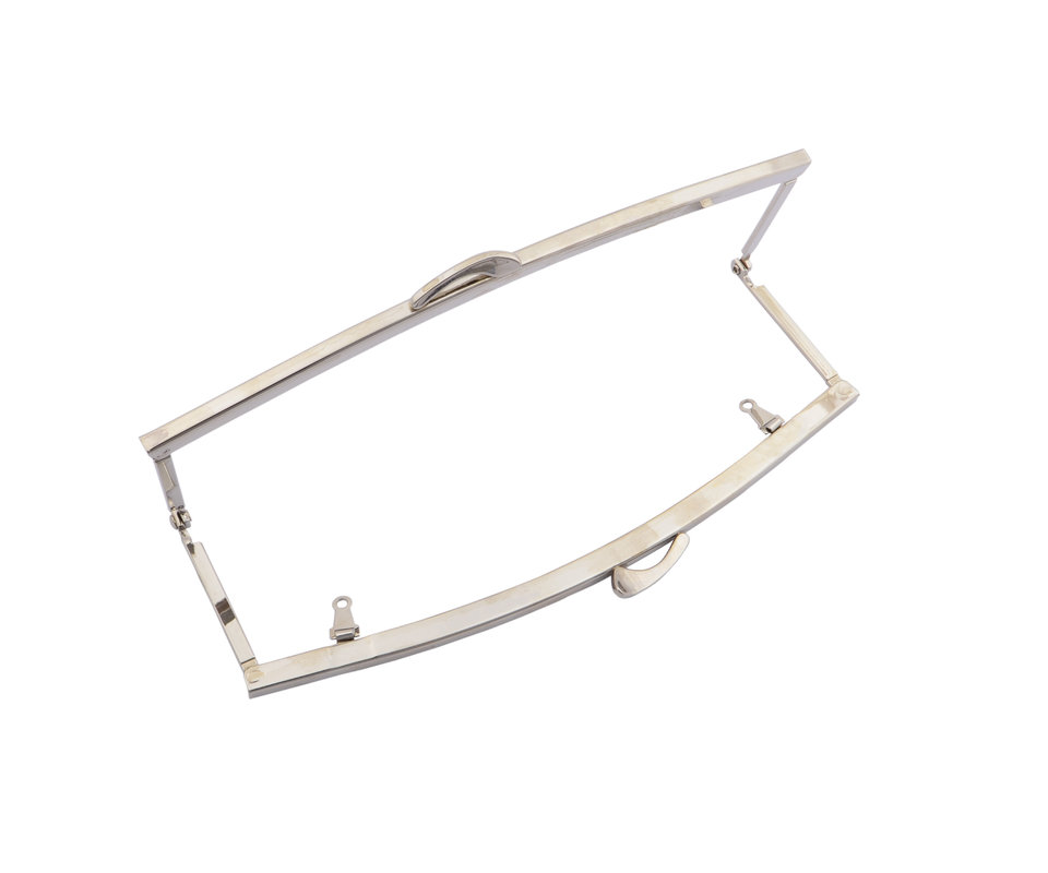 Best quality ladies metal clutch wallet frame,clutch bag metal frame 220*65mm
