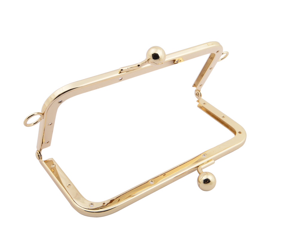 High quality zinc alloy metal purse handbag frames,metal purse frame with inner size 140mm