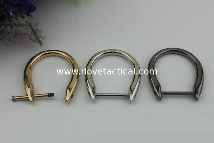 22MM Zinc Alloy D-ring Plated Nickel Free,Fashion Metal D Ring Buckle Bag Fittings