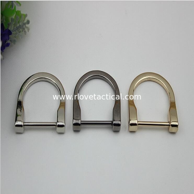 25MM Light gold metal d ring buckle,various color select d-ring metal for handbag
