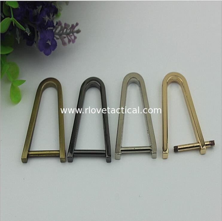 Bag Accessories Light Gold Metal D Ring Hardware,24MM Zinc Alloy D-ring Buckles