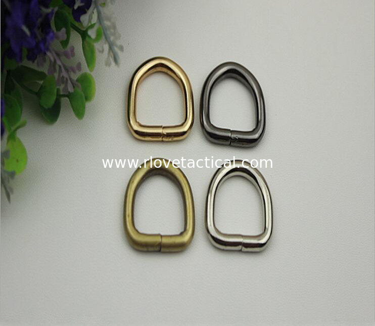 Low cost bag accessories open iron wire d ring,20mm metal d ring for handbag