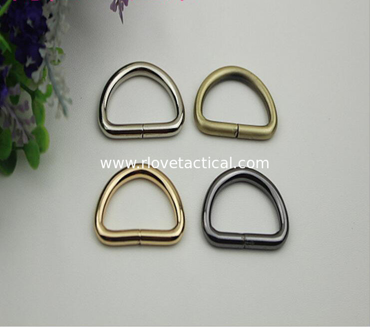 Cheap good quality welded D ring,all kinds of color wire iron welded ring 32mm