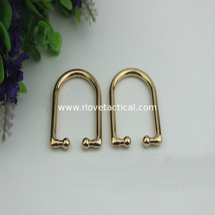 2018 China factory hot selling best quality lowest pice zinc alloy D shape bag accessories