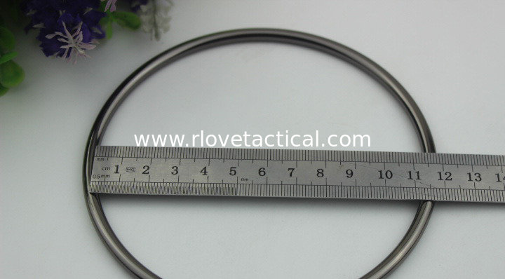 Custom Made Big Size 113 MM Bag Hardware Welding Metal O Rings With Hanging Plating