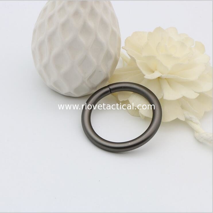 OEM Design 33 MM Gunmetal Color Iron Wire Bag O Rings For Sales