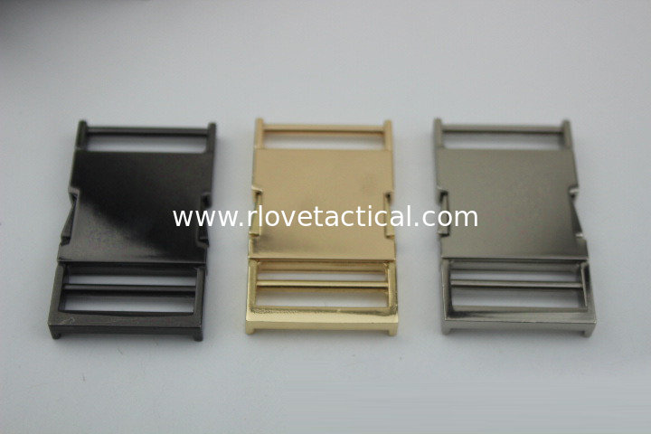 Good Quality Dog Collar Zinc Alloy Material 32 MM Metal Quickly Buckles With Hanging Plating