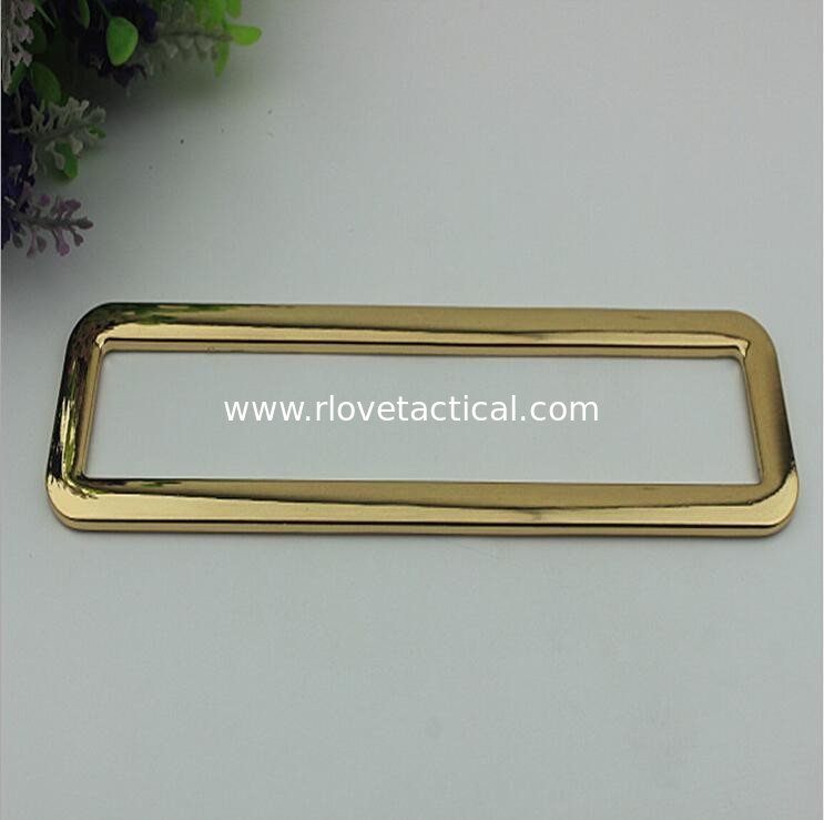 Handbag zinc alloy smooth surface 195 mm metal buckle decorative for handbag