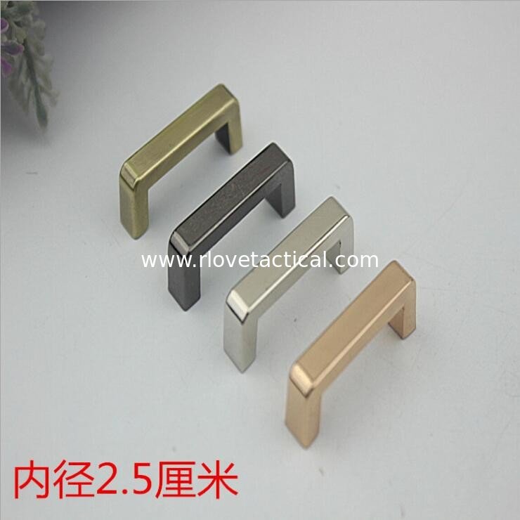 Metal fitting bag hardware 25 mm inner size gunmetal color zinc alloy arch bridge for straps